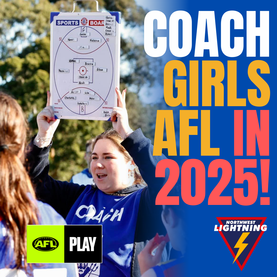 Come & Try Girls AFL – and preseason training – Northwest Lightning AFL